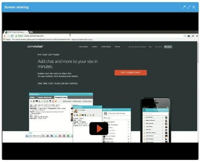 CometChat - One stop solution towards a highly interactive website