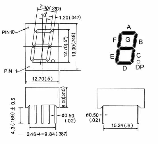 Interfacing of seven segment display with Arduino Uno