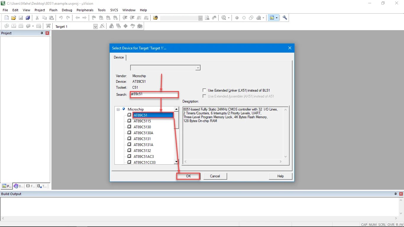 Set up Keil c51 for 8051 microcontroller simulations - A step by step guide