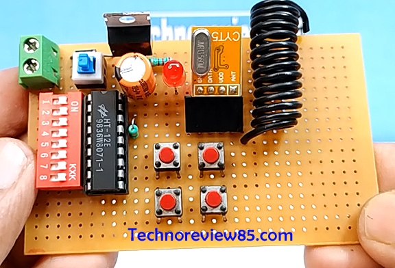 Simple Wireless Remote Control Circuit Diagram