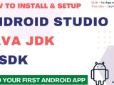 Install Setup Android Studio Java Jdk Sdk Techpass Master