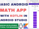 Kotlin Android Math App In Android Studio Techpass Master