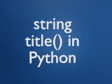 String Title In Python Techpiezo