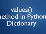 Values Method In Python Dictionary Techpiezo