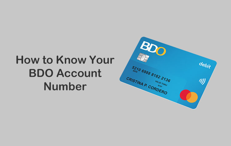 How to Know Your BDO Account Number (2025)