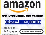 Amazon Sde Internship 2023 Amazon Software Development Engineer