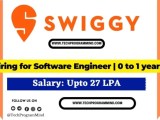 Swiggy Recruitment 2025 Associate Software Development Engineer Tech
