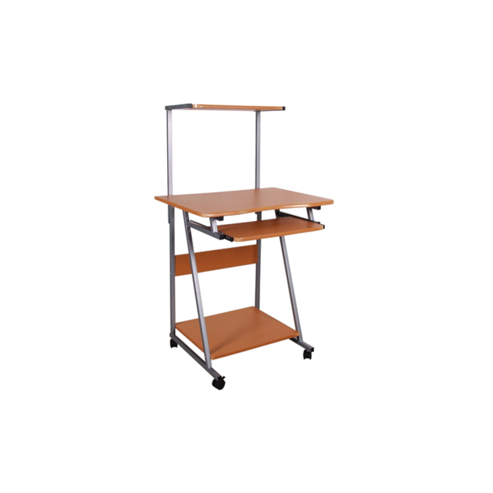 Xtech Computer Desk multi level - cherry - TechPro Business Solutions Ltd