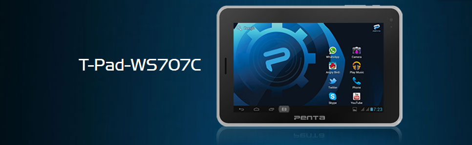 Pantel Technologies launches Penta T-Pad WS707C tablet, Priced at Rs ...
