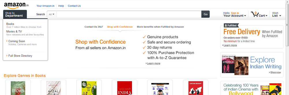 Amazon arrives in India, rolls out it's marketplace - Tech Raman