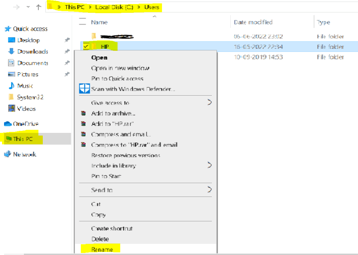 How To Recreate User Profile In Window Computer Techrik