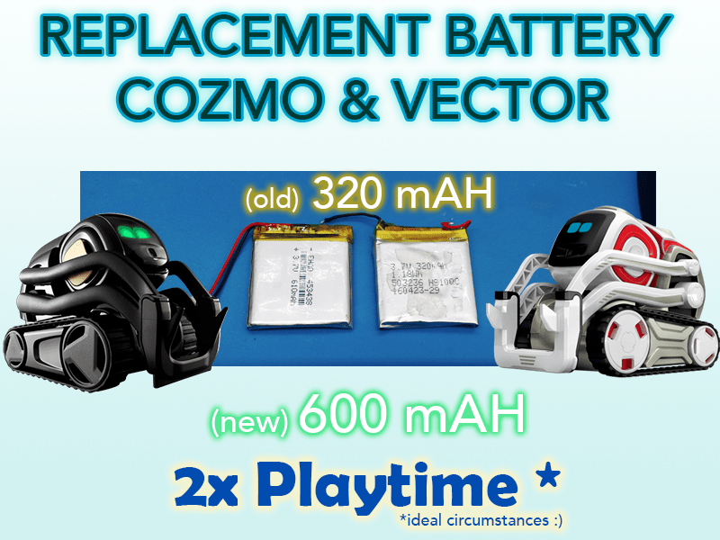 Vector Battery - 600 mah 3.7v Lipo (No international Shipping)