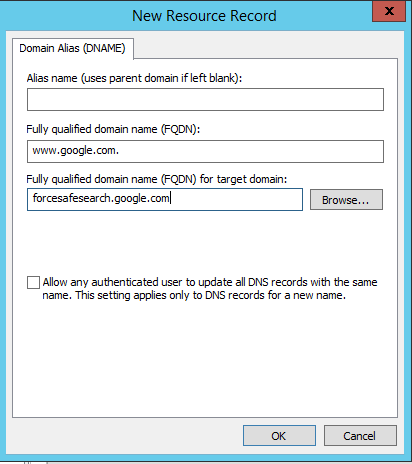 How to force Google Safe Search – Microsoft AD DNS – IT System ...