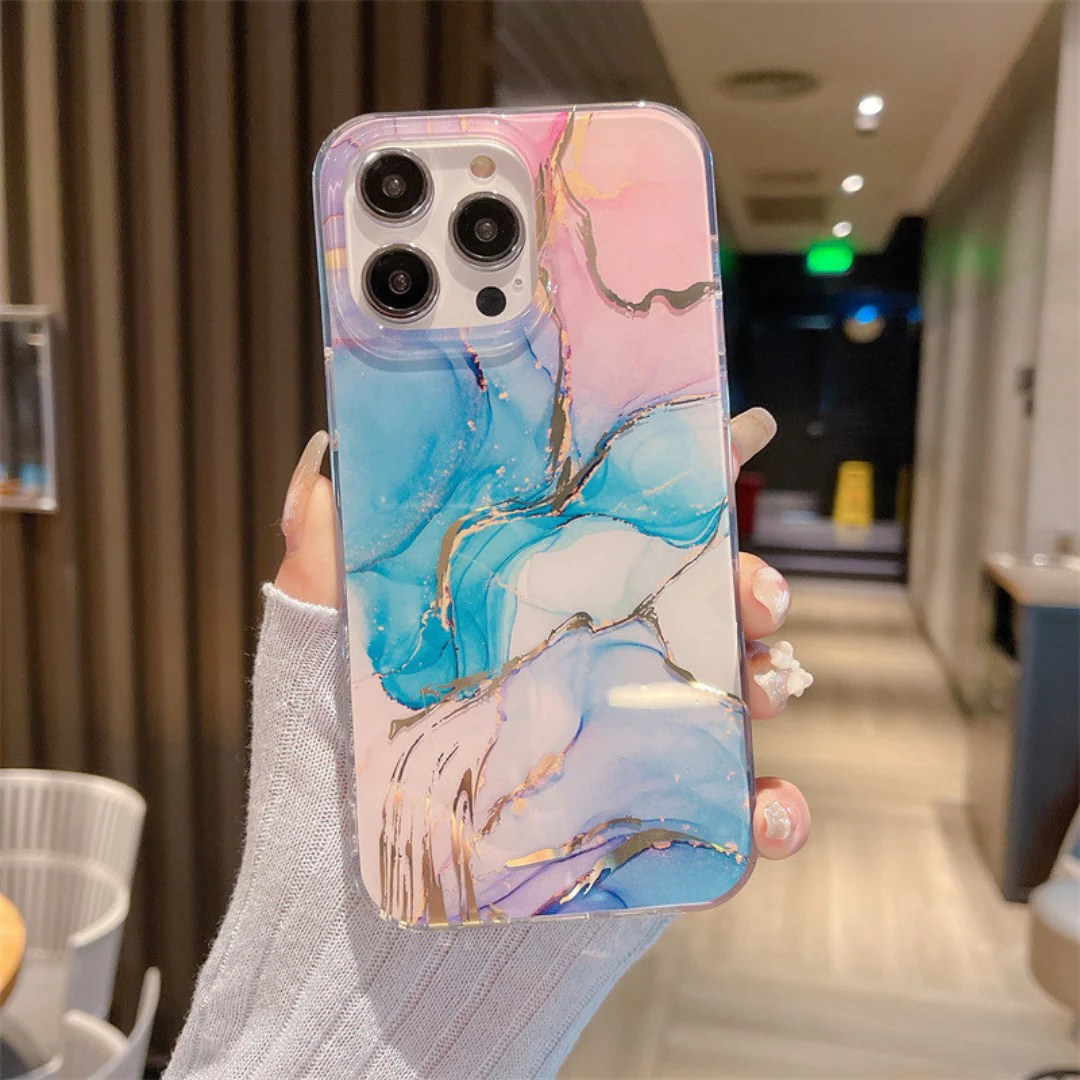 Iphone Marble Case Techterio
