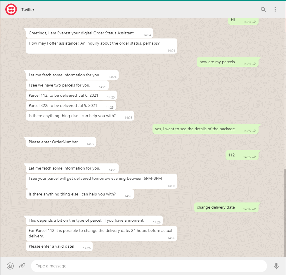 Oracle Digital Assistant Whatsapp Integration With Twilio Tech Trantor