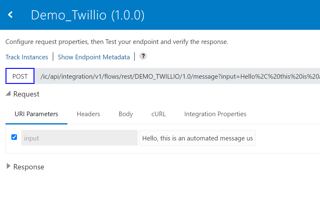 Oracle Integration Cloud Twilio Adapter For Sms And Whatsapp Tech Trantor