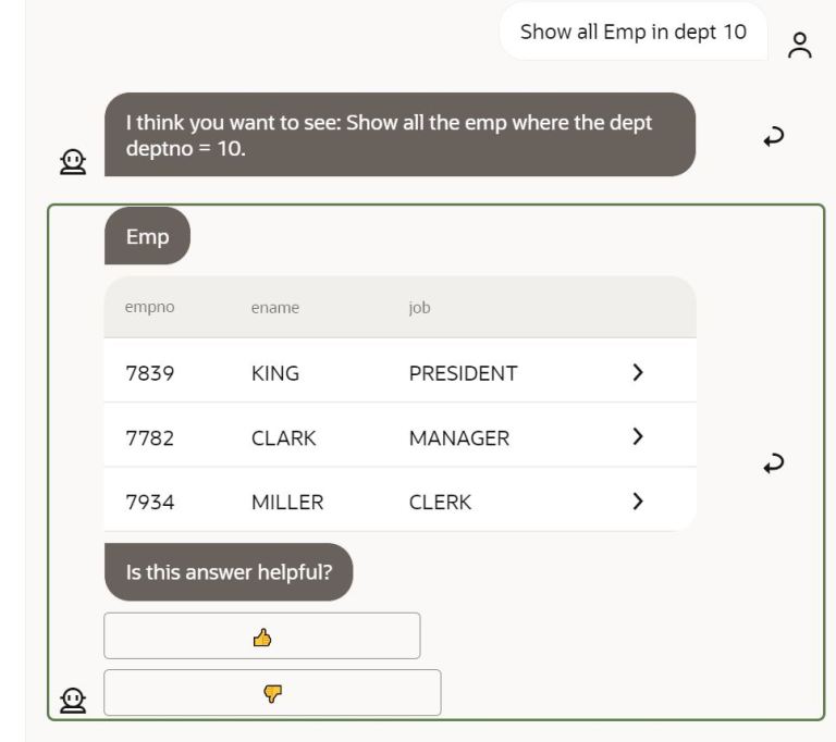 Introducing The New Oracle Digital Assistant Sql Dialog Tech Trantor