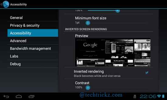 How to Enable inverted Screen Rendering on Android to Save Battery Life ...