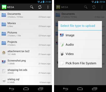 MEGA for Android: File Manager App for Mega Cloud Storage - Techtrickz