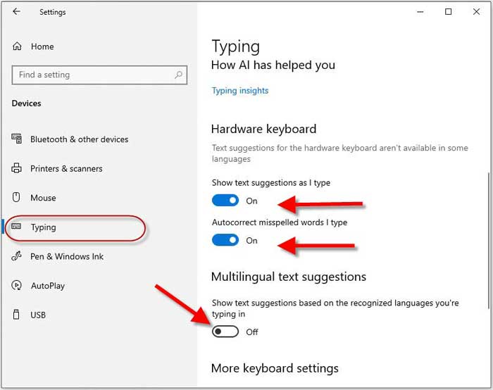 How To Enable Text Prediction On Windows 10 11 Desktop Pc Techtrickz