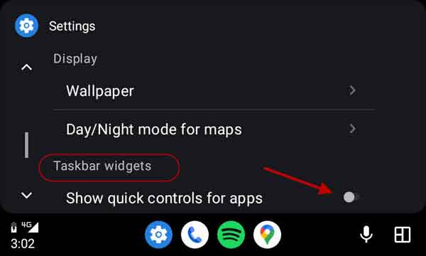 How To Enable Taskbar Widgets On Android Autos Coolwalk Ui Techtrickz