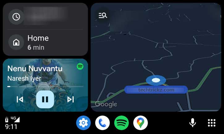 Get Android Auto With Split-Screen Layout (Coolwalk UI) - Techtrickz