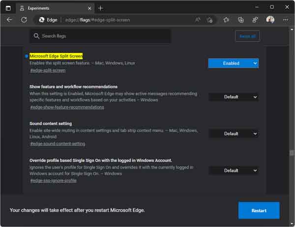3 Ways to Use Split Mode in Microsoft Edge Browser - Techtrickz