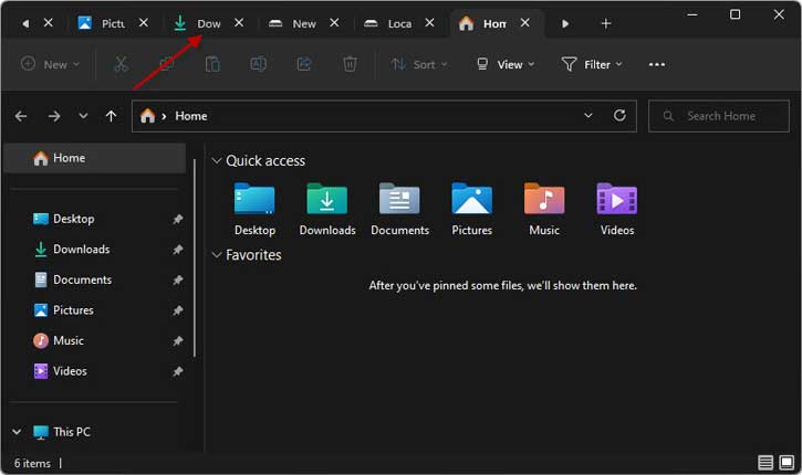 How To Move A File Explorer Tab To Another Window In Windows 11 By Dragging It Techtrickz