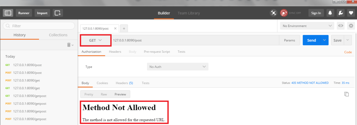 Flask: Controlling HTTP methods allowed - techtutorialsx