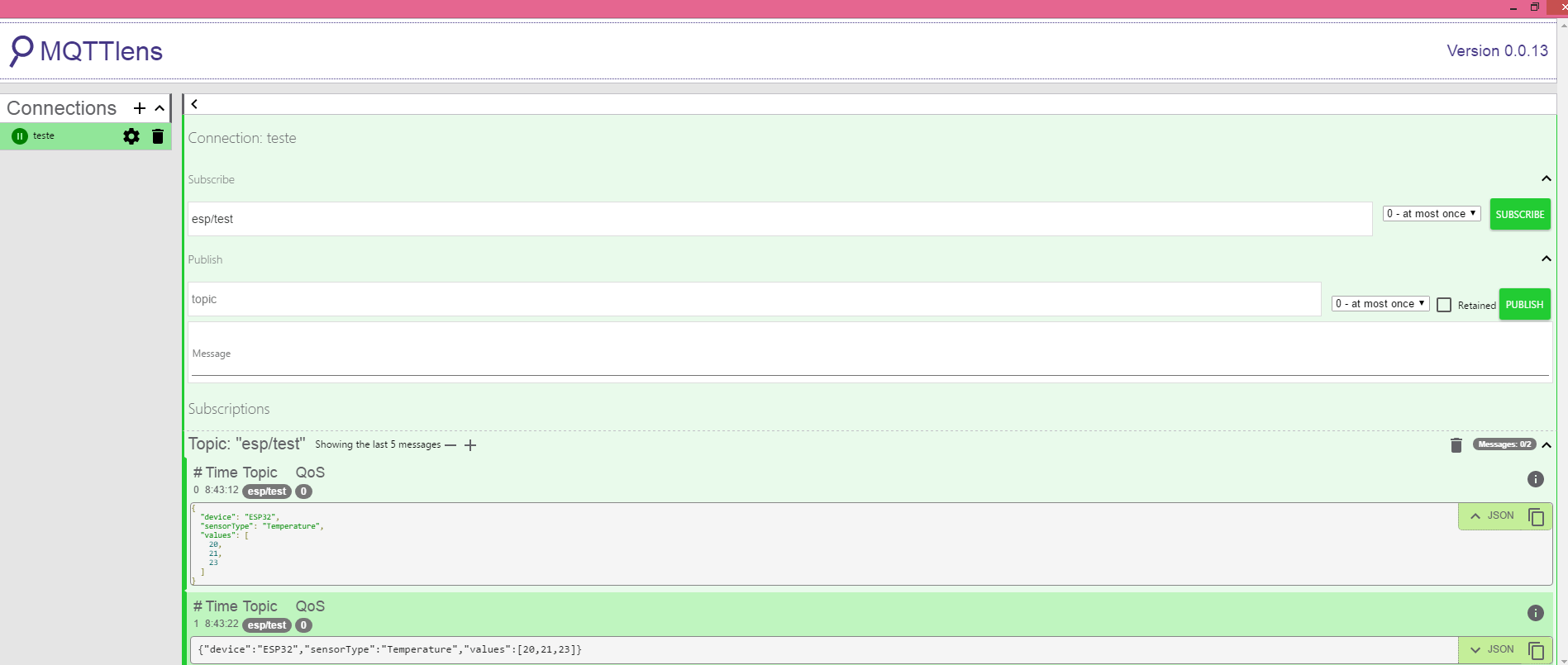 Esp32 Sending Json Messages Over Mqtt Techtutorialsx