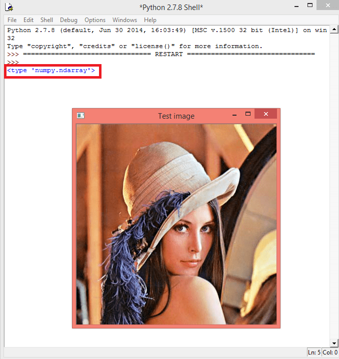 Python OpenCV: Reading and displaying an image - techtutorialsx