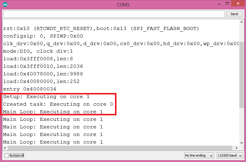 ESP32: Get Task execution core – techtutorialsx