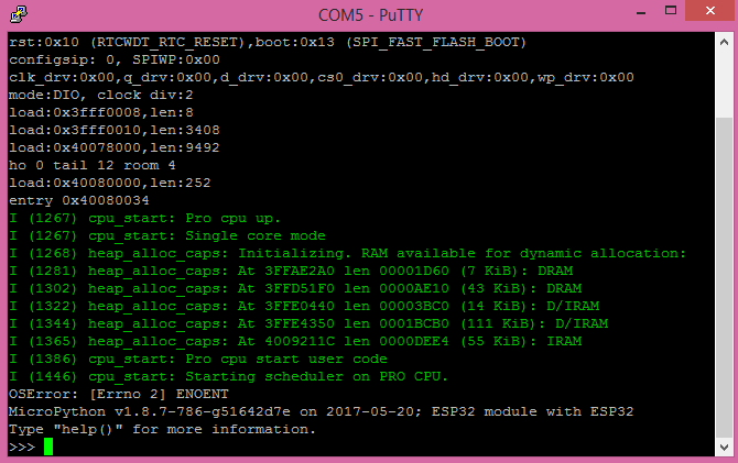 Esp32 Micropython Support Techtutorialsx