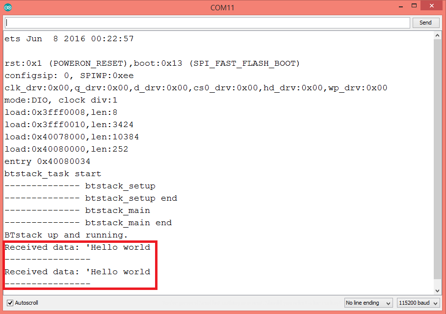 ESP32 Bluetooth: Receiving data through RFCOMM – techtutorialsx