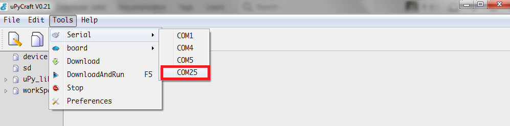 Esp32 Micropython Getting Started With The Upycraft Ide Techtutorialsx