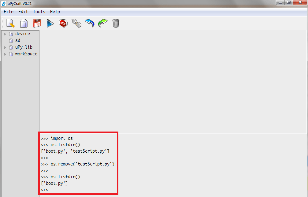 ESP32 MicroPython: Executing scripts with uPyCraft – techtutorialsx