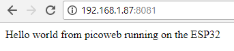 ESP32 MicroPython: HTTP Webserver with Picoweb – techtutorialsx