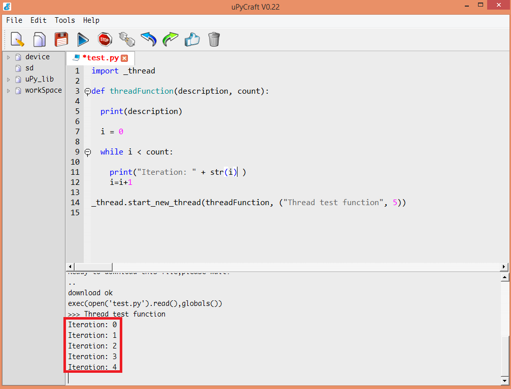 Esp32 Micropython Passing Arguments To A Thread Function Techtutorialsx