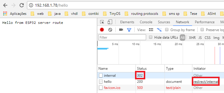 ESP32 Arduino HTTP server: external and internal redirects - techtutorialsx