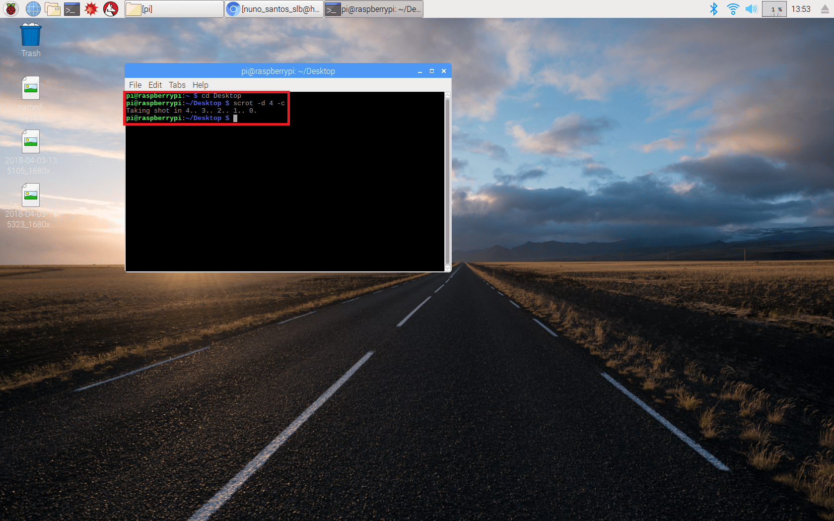 Raspberry Pi 3 Raspbian: Taking screenshots - techtutorialsx