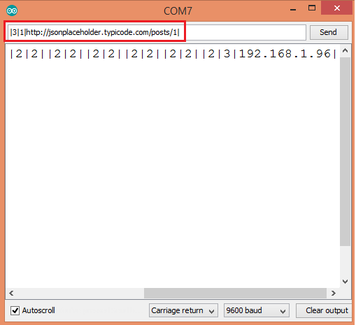 UART OBLOQ: Sending HTTP GET request - techtutorialsx