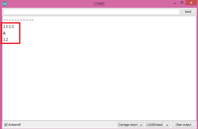 ESP32 / ESP8266 Arduino: Printing numbers to serial in different bases - techtutorialsx