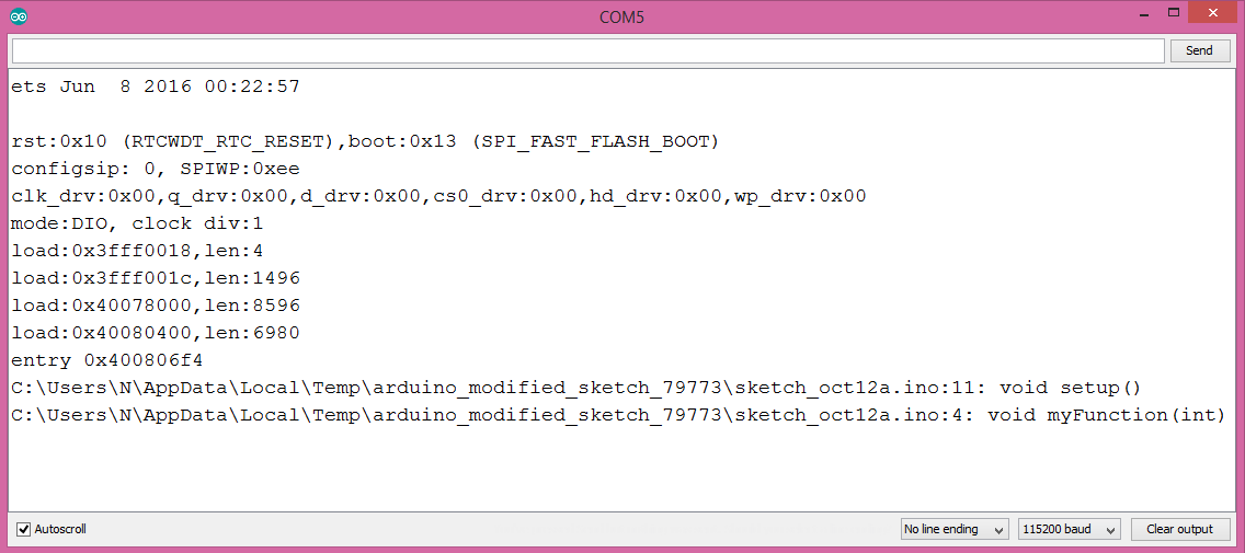 ESP32 / ESP8266 ArduinoTrace: using the TRACE macro – techtutorialsx