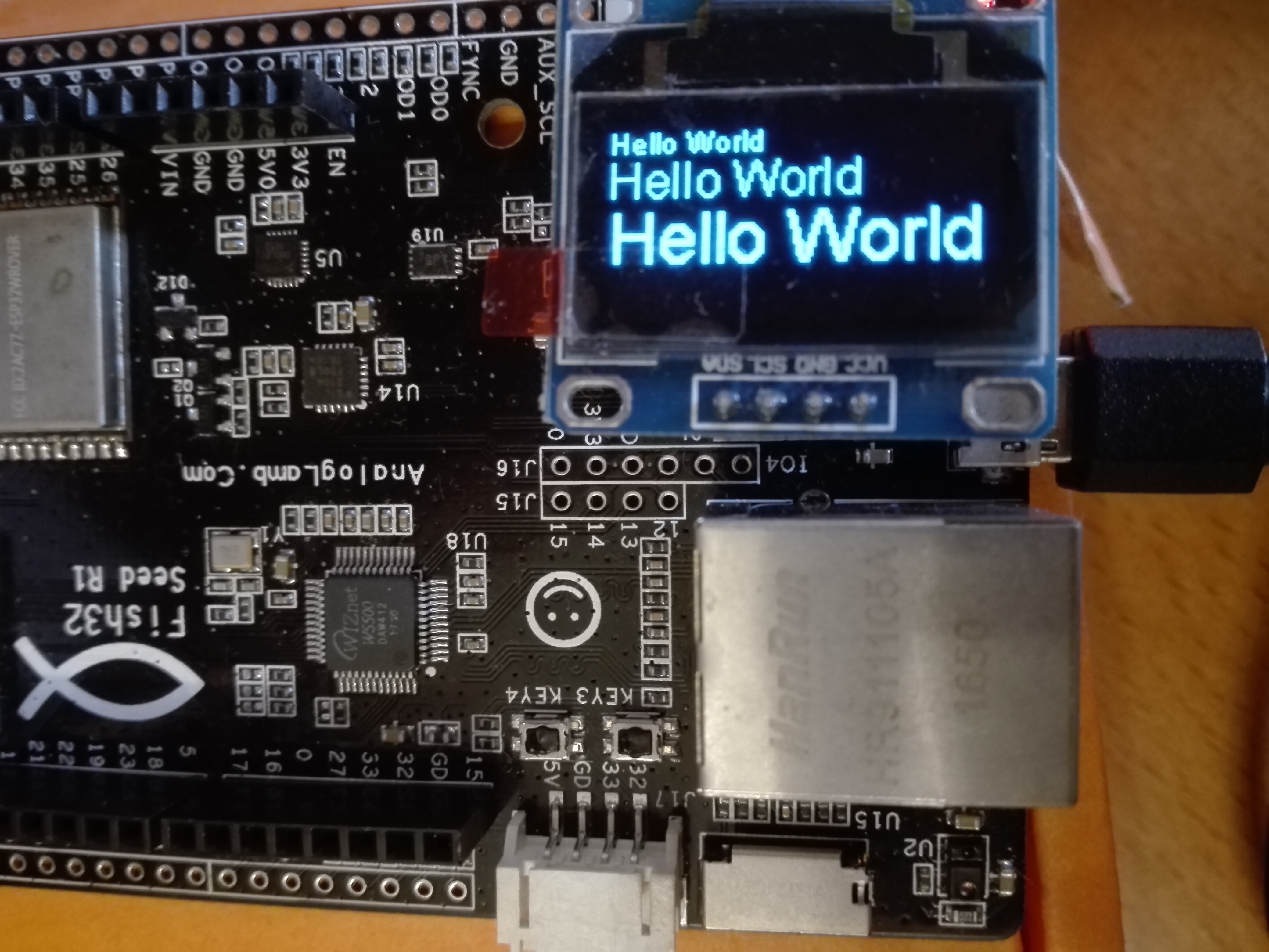 ESP32 Arduino SSD1306: Changing font size – techtutorialsx