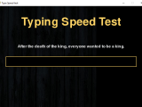 Python Project On Typing Speed Test Build Your First Game In Python