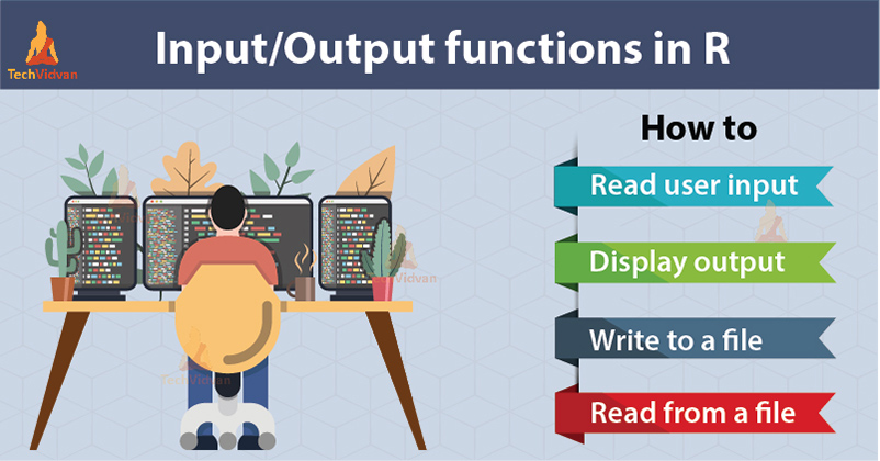Input And Output Functions In R Scan Cat Writetable Techvidvan