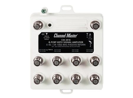 Channel Master 3418 Eight Port Distribution Amplifier — Tech vision ...