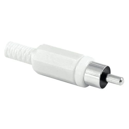 RCA Plug White — Tech vision Electronics