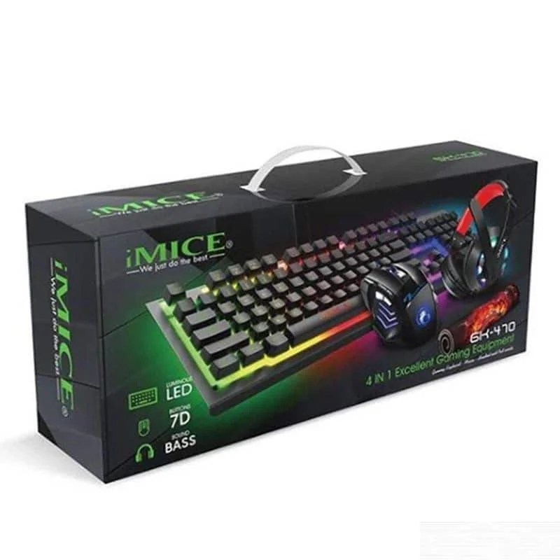 iMice Gk-470 - Keyboard And Mouse Gaming Set [buy at best prices]