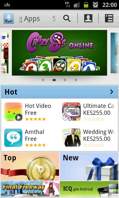 Samsung Apps mobile interface revamped and made to paid store